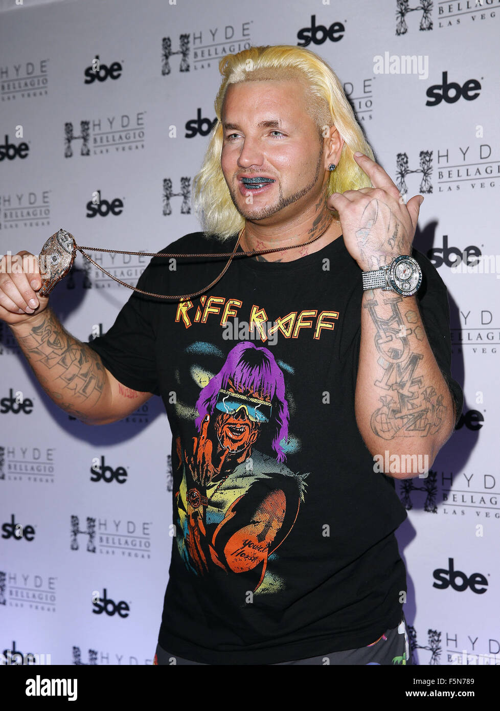 Travis Barker Returns to Hyde Bellagio Las Vegas Featuring: Riff Raff ...