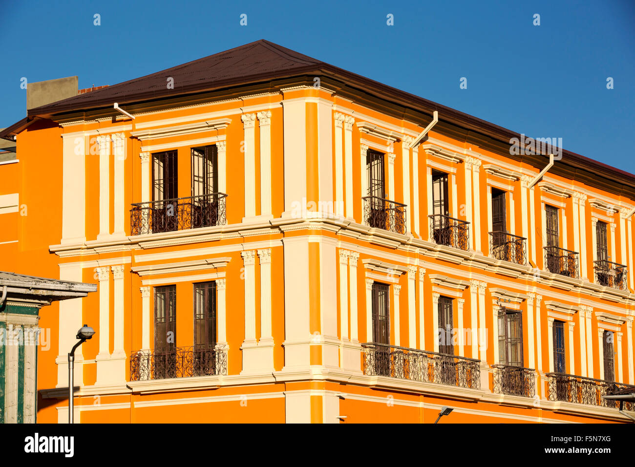 Spanish colonial architecture in La Paz, Bolivia Stock Photo - Alamy