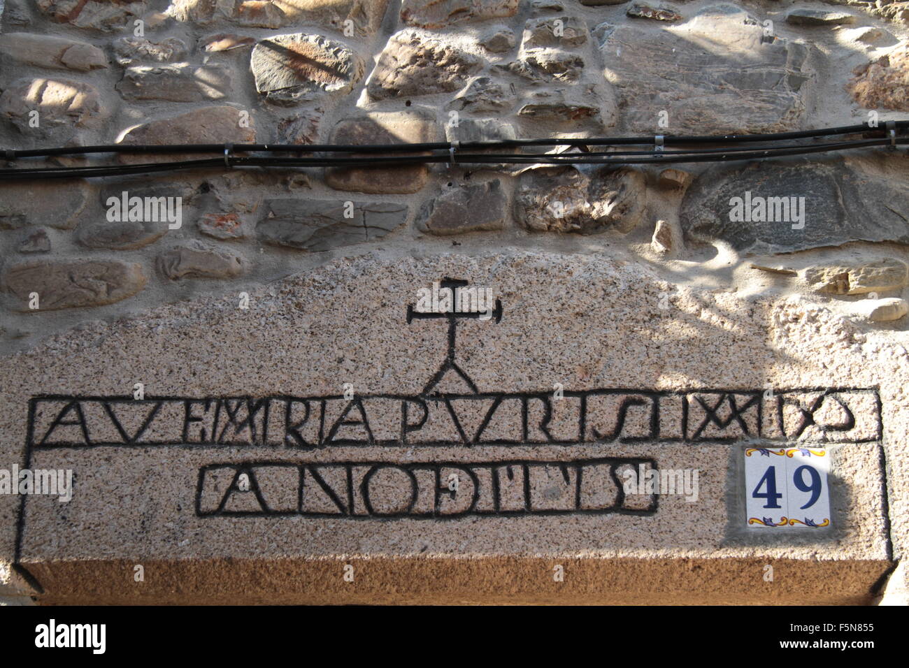 religious sign Camino Santiago Stock Photo - Alamy