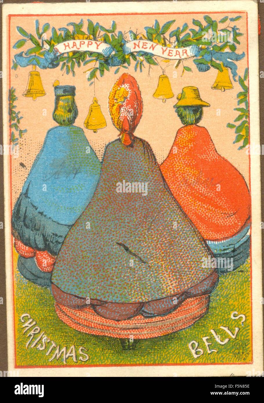 Christmas bell greetings card hi-res stock photography and images - Alamy