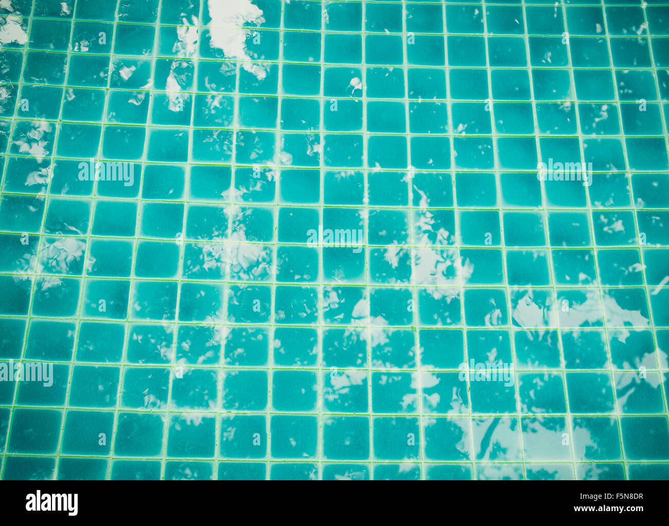 Light Blue swimming pool rippled water texture reflection Stock Photo ...