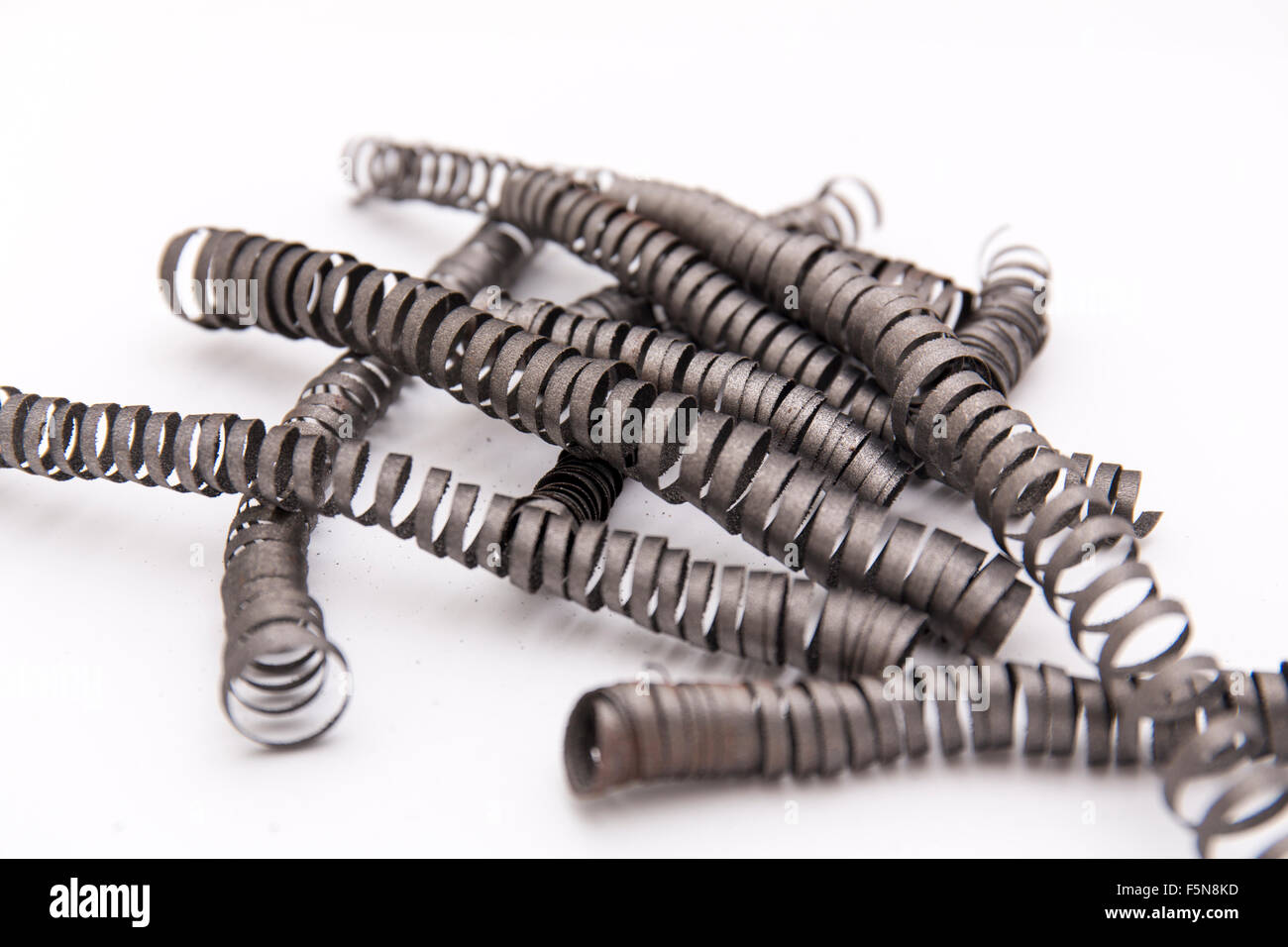 Closeup of the metalic spring Stock Photo - Alamy
