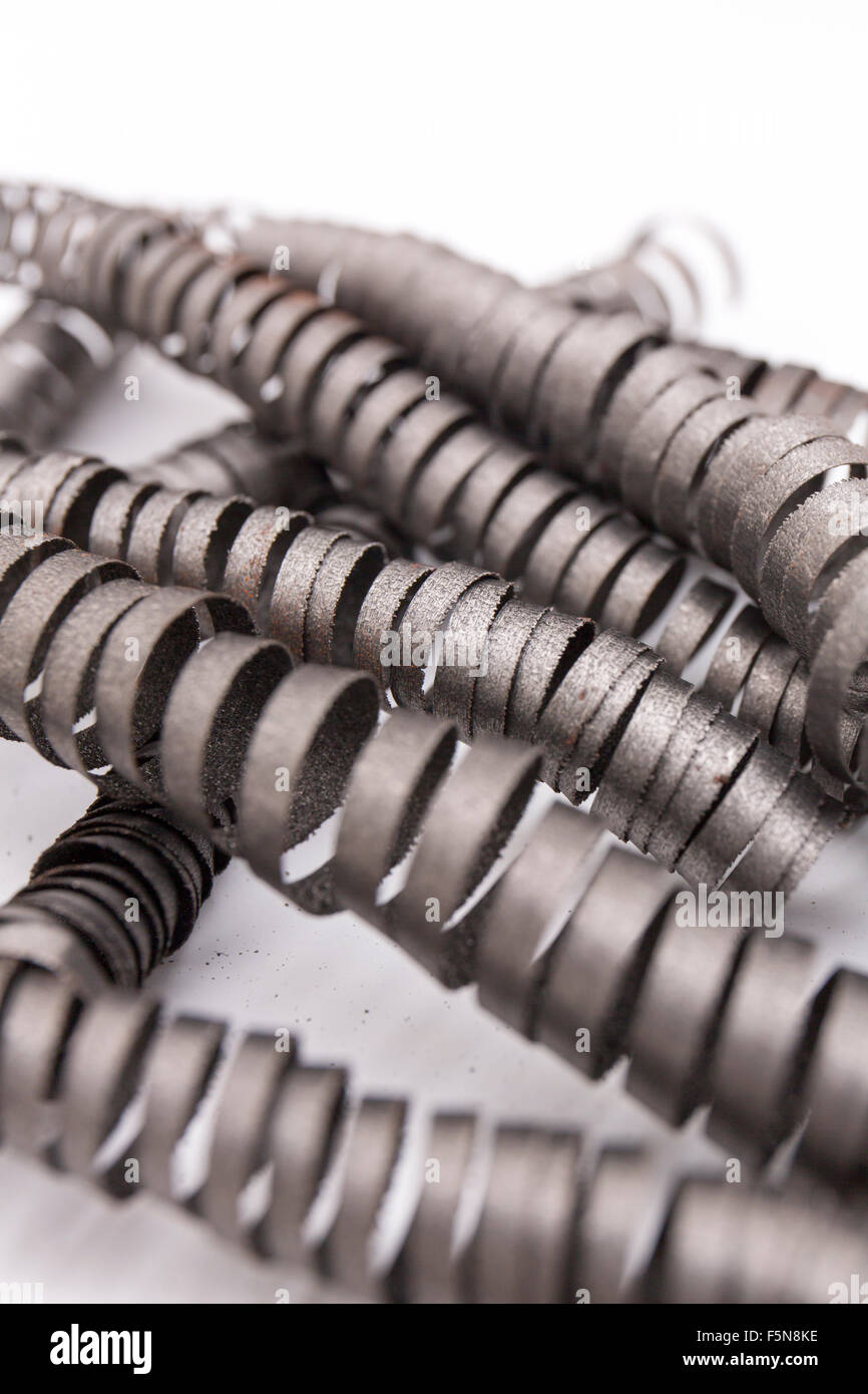 Closeup of the metalic spring Stock Photo - Alamy