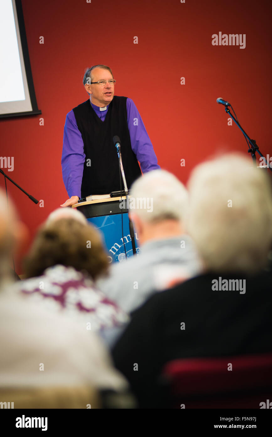 Rt Revd Paul Butler speaking at conference Stock Photo - Alamy