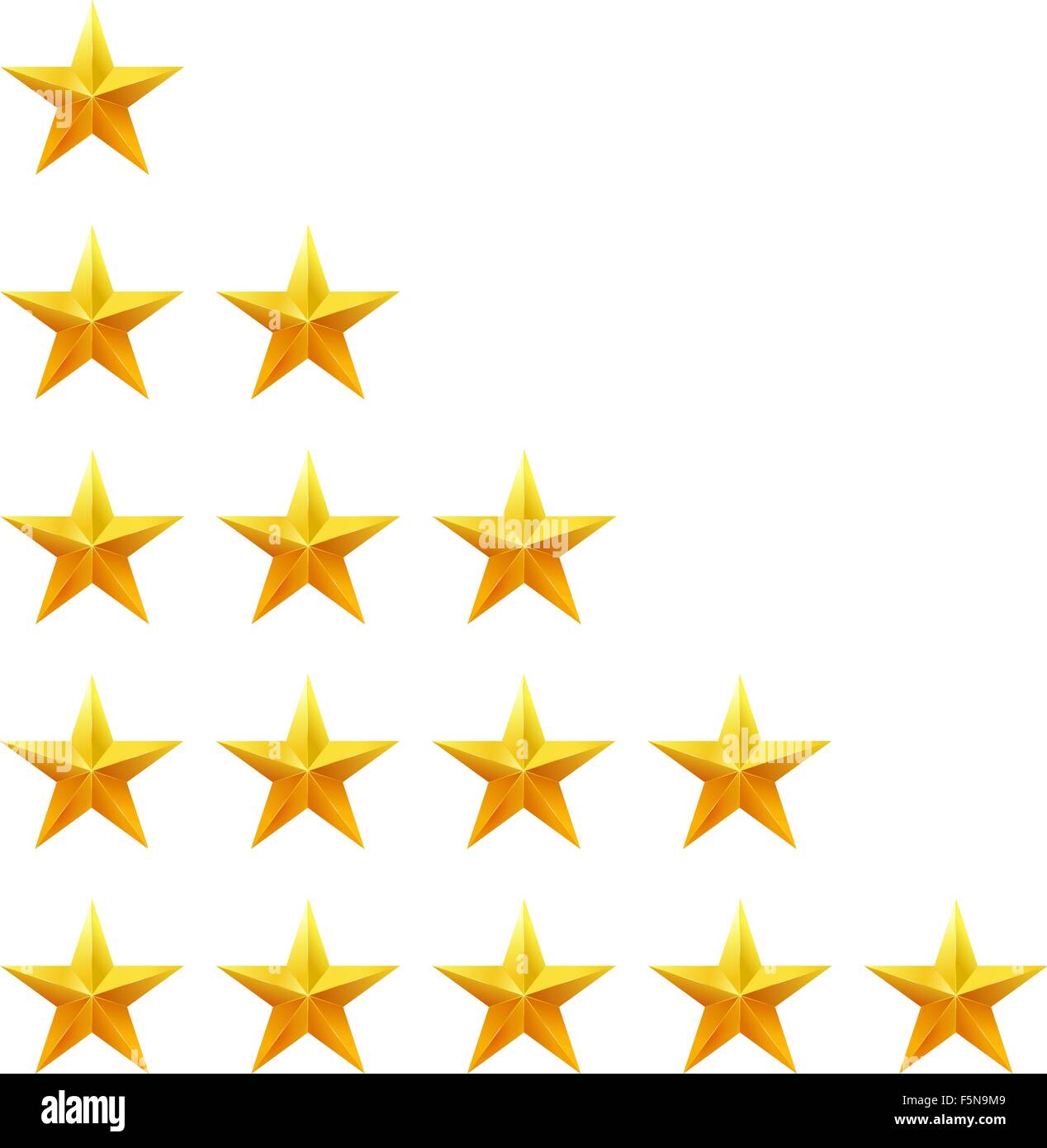 Rating stars set. Web or mobile User feedback concept Stock Vector ...