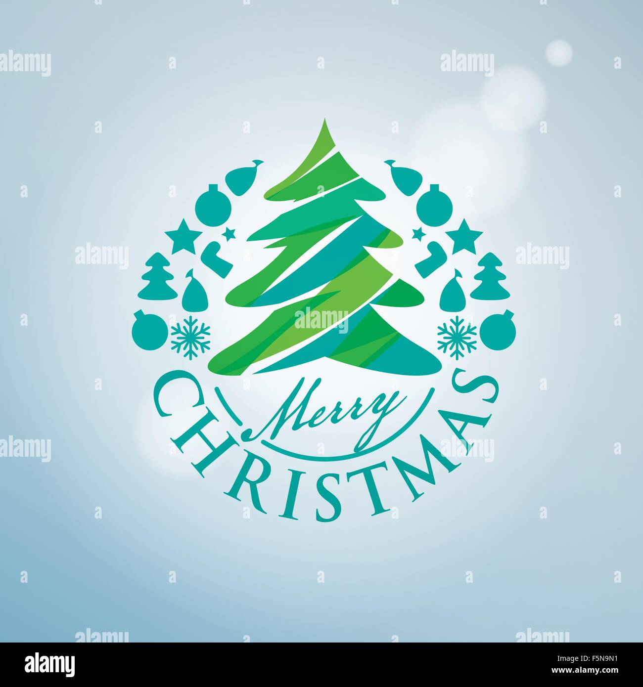 vector logo Christmas Stock Vector Image & Art - Alamy