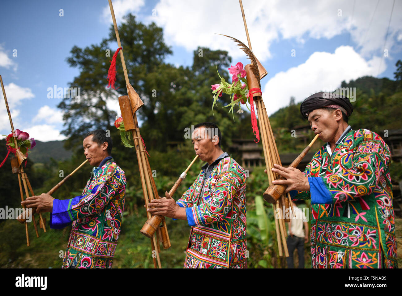 Rongjiang, China's Guizhou Province. 7th Nov, 2015. People of Miao ...