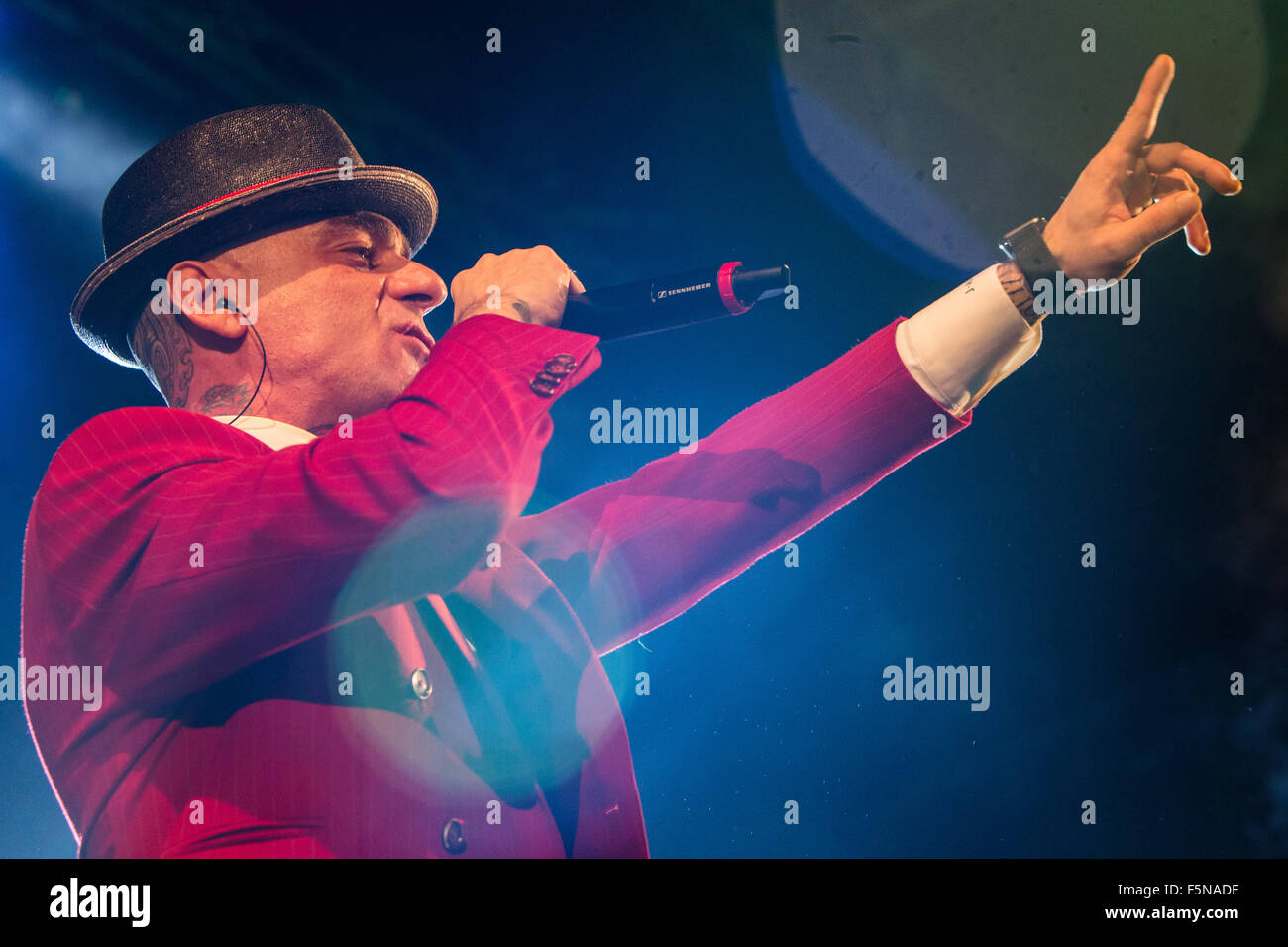 Fontaneto d'Agogna Italy. The Italian rapper and pop singer Alessandro ...