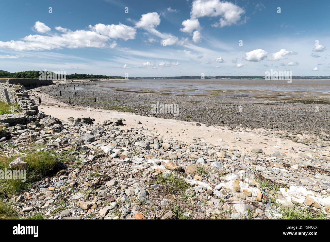 Morfa Madryn Lavan Sands near Llanfairfechan North Wales looking ...