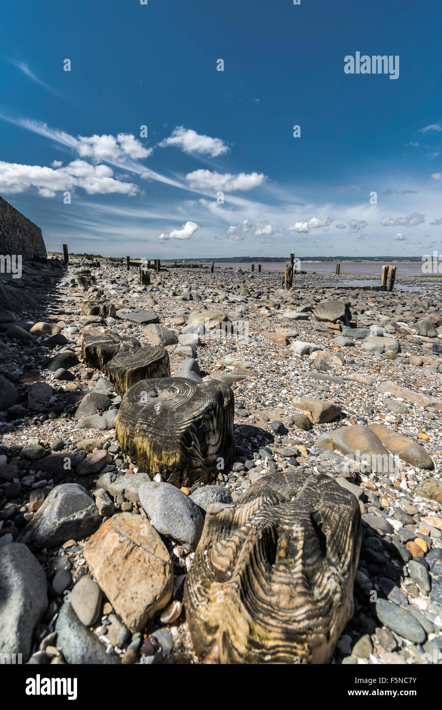 Morfa Madryn Lavan Sands near Llanfairfechan North Wales looking ...