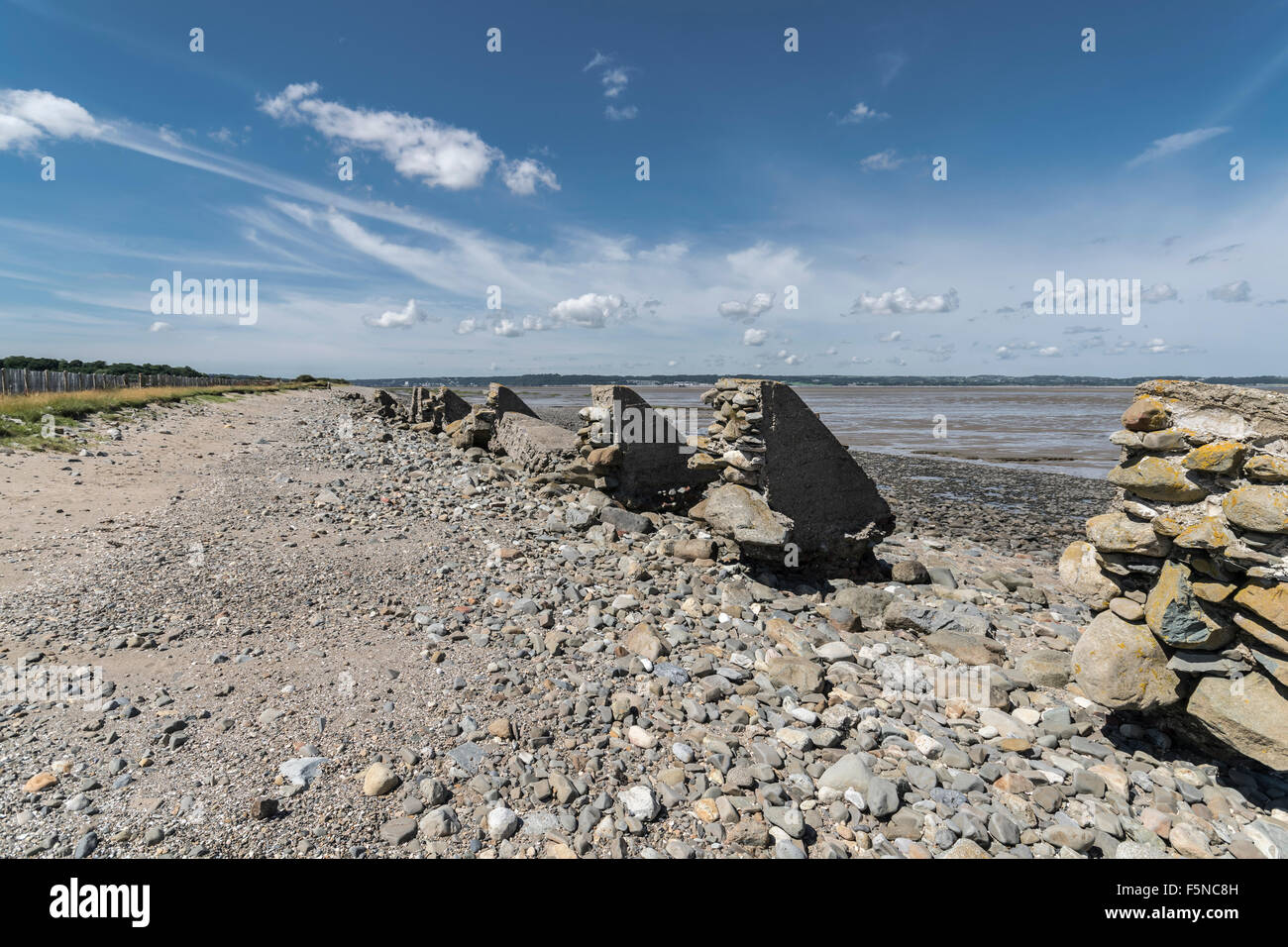 Morfa Madryn Lavan Sands near Llanfairfechan North Wales looking ...