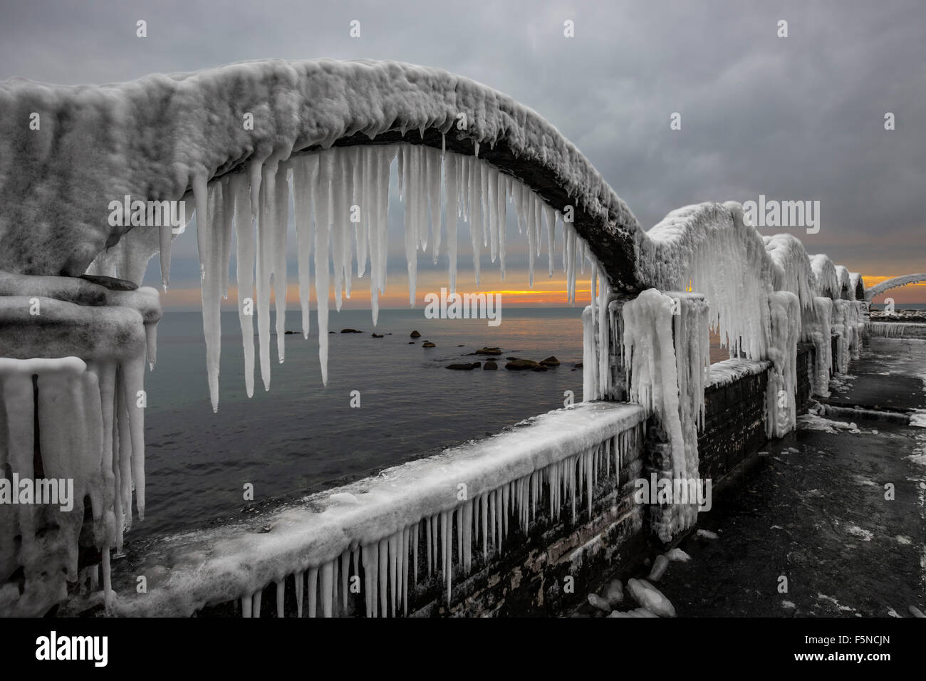 Sunrise landscape at sea hi-res stock photography and images - Alamy