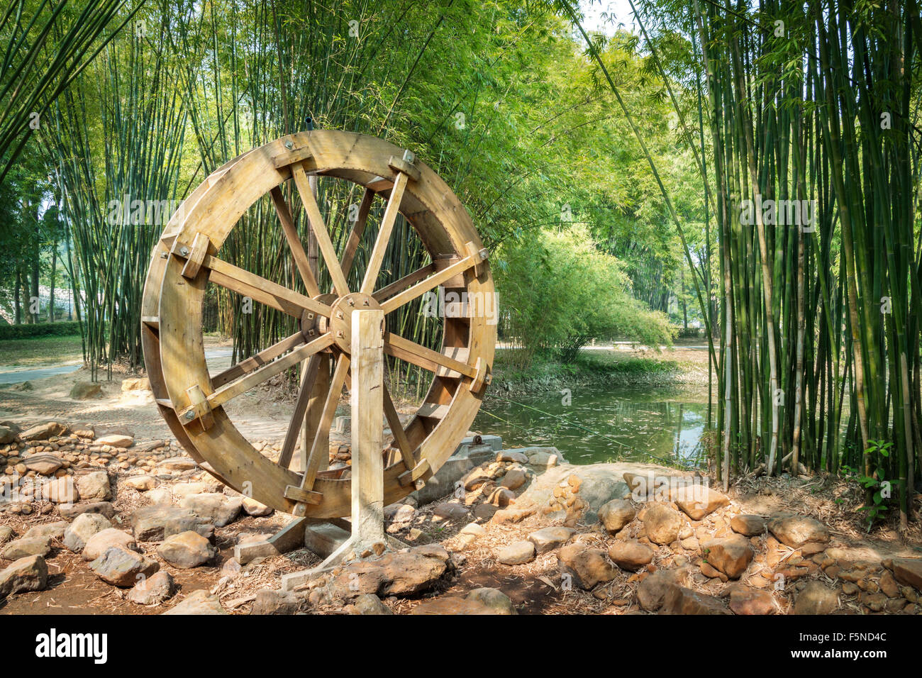 Ancient waterwheel hi-res stock photography and images - Alamy
