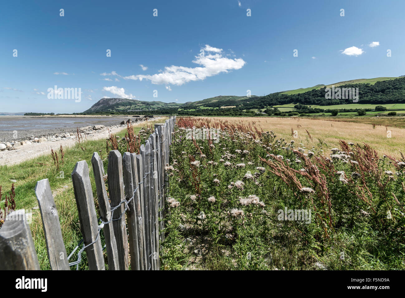 Morfa Madryn Lavan Sands near Llanfairfechan North Wales looking ...