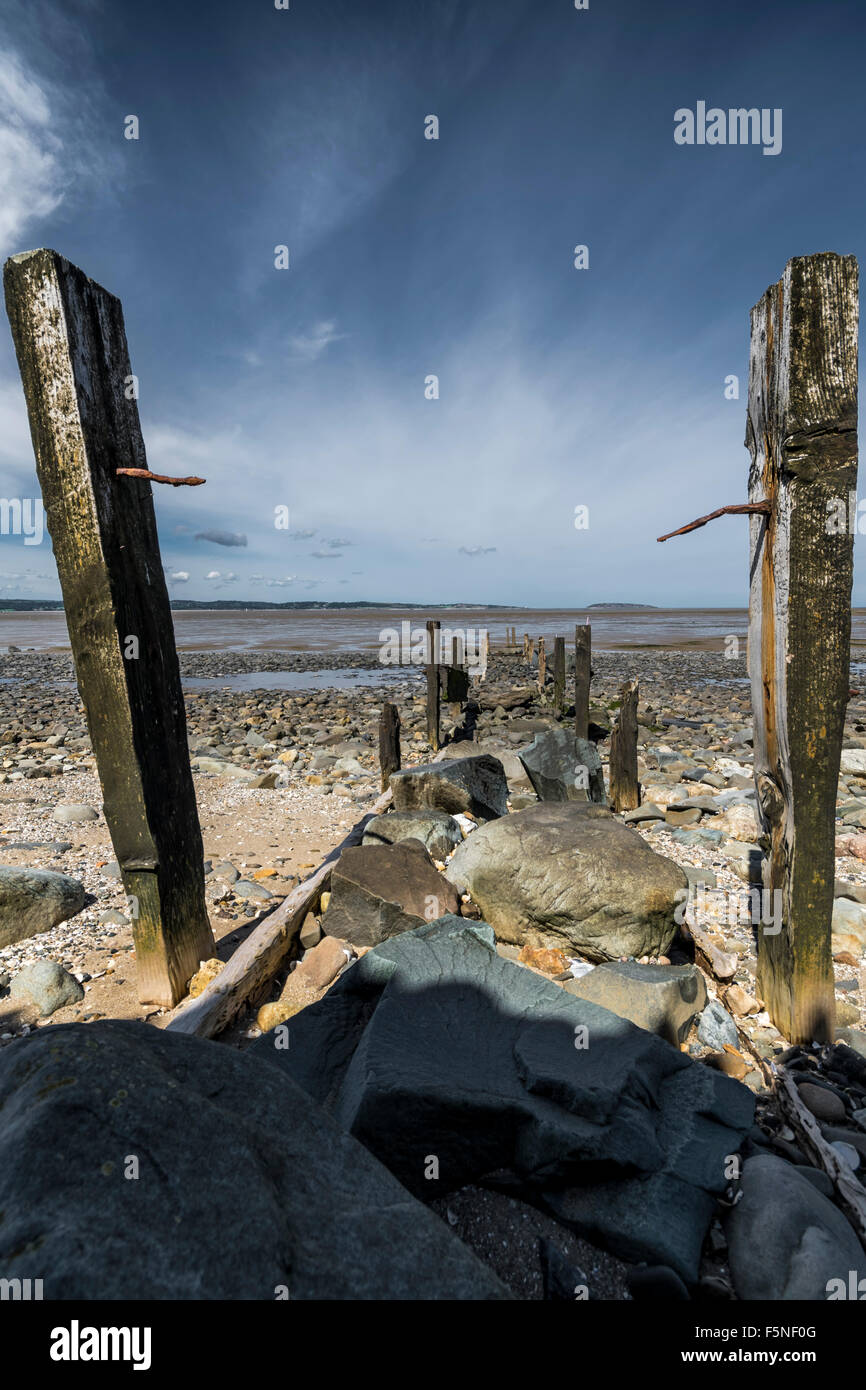 Morfa Madryn Lavan Sands near Llanfairfechan North Wales looking ...