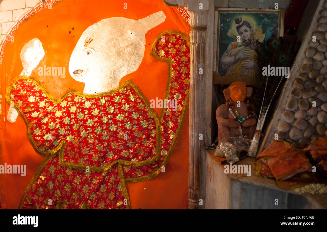 Red dressed god in rajasthan hi-res stock photography and images - Alamy