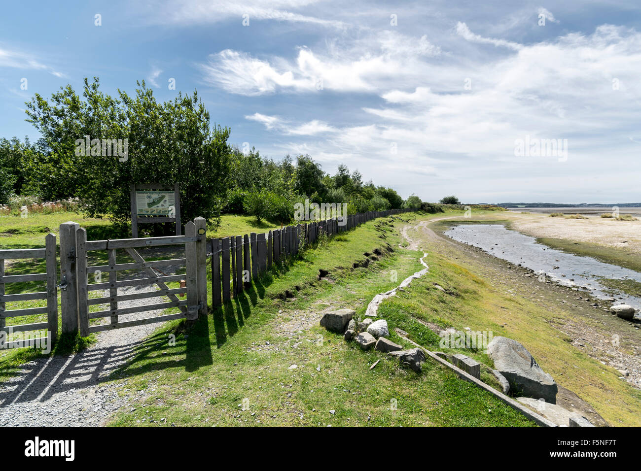 Morfa Madryn Lavan Sands near Llanfairfechan North Wales Stock Photo ...