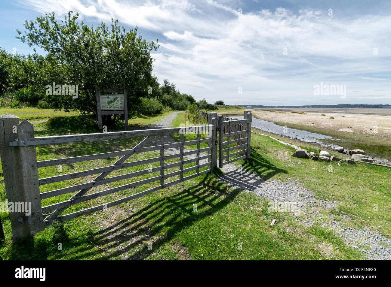 Morfa Madryn Lavan Sands near Llanfairfechan North Wales Stock Photo ...