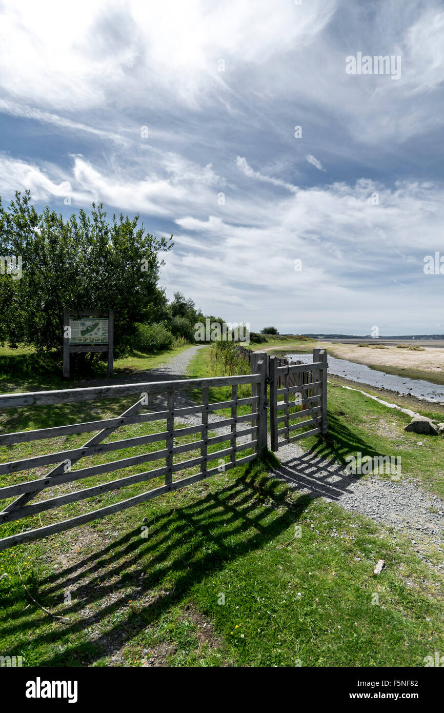 Morfa Madryn Lavan Sands near Llanfairfechan North Wales Stock Photo ...