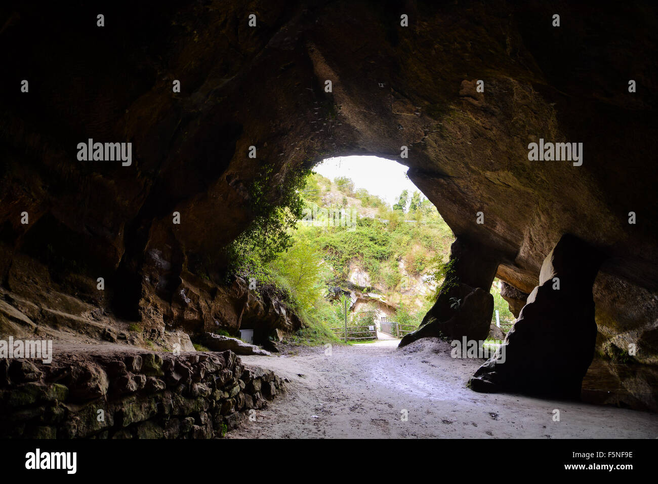 Entrance to the cave Stock Photo - Alamy