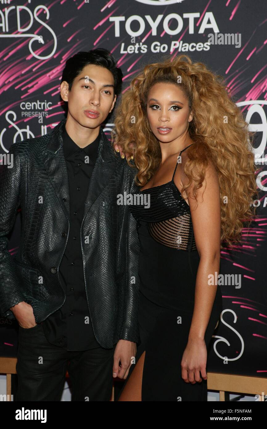 Lucas Goodman, Jillian Hervey of Lion Babe at arrivals for BET Soul ...