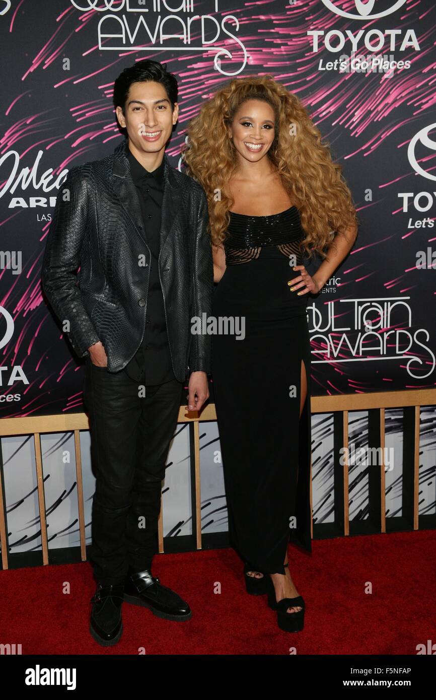 Lucas Goodman, Jillian Hervey of Lion Babe at arrivals for BET Soul ...