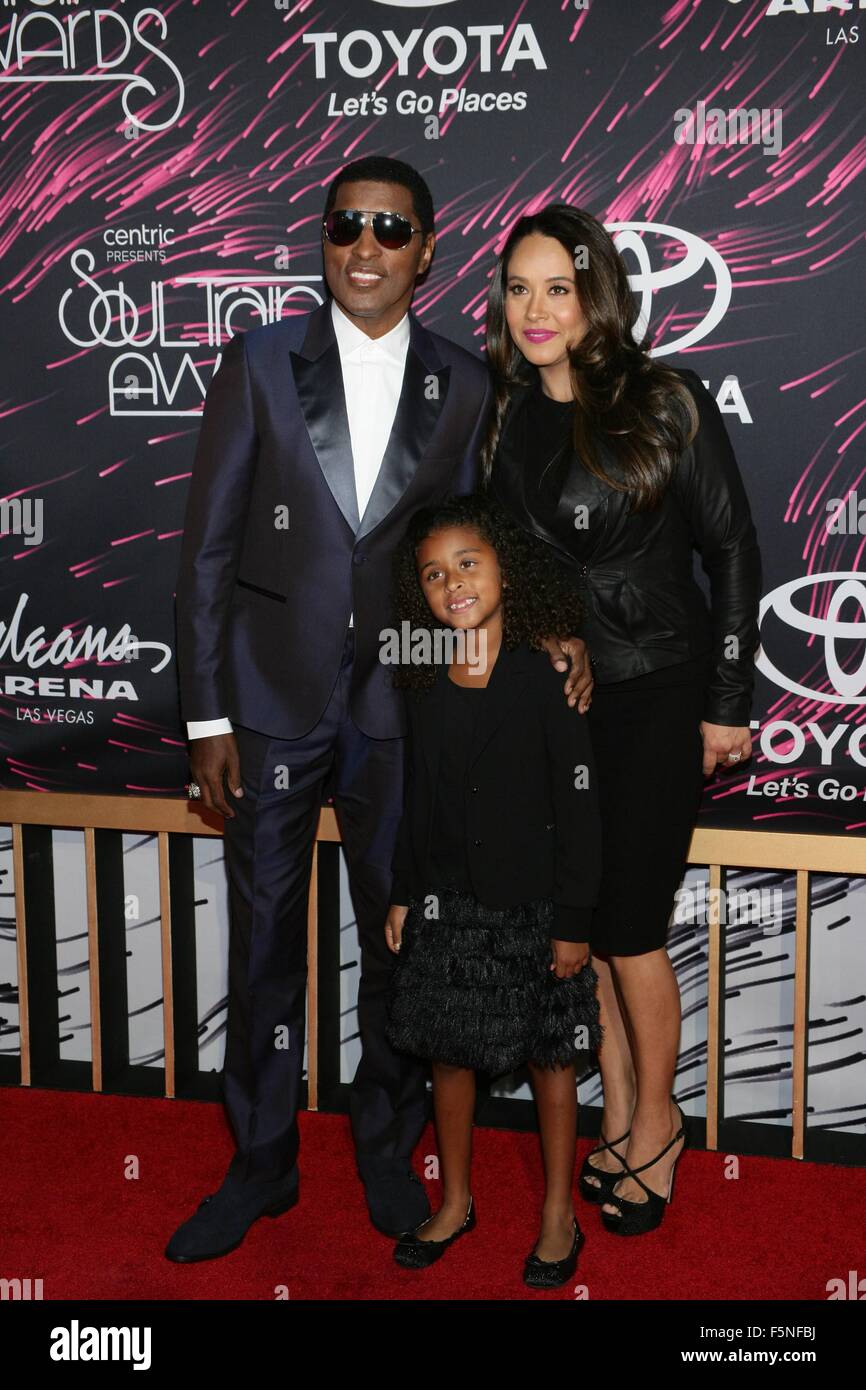 Las Vegas, NV, USA. 6th Nov, 2015. Kenny 'Babyface' Edmonds, Nicole ...