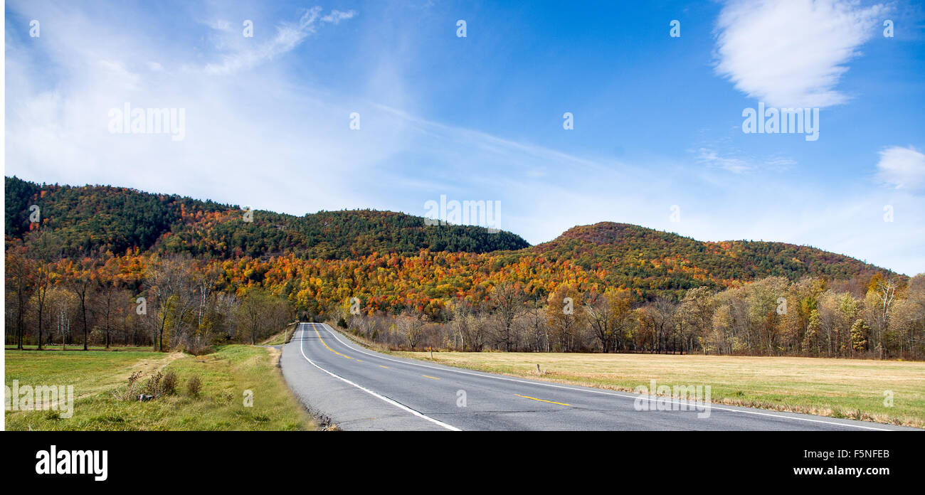 Colorful fall road hi-res stock photography and images - Alamy