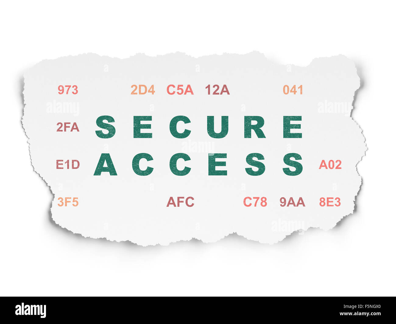 Security concept: Secure Access on Torn Paper background Stock Photo ...