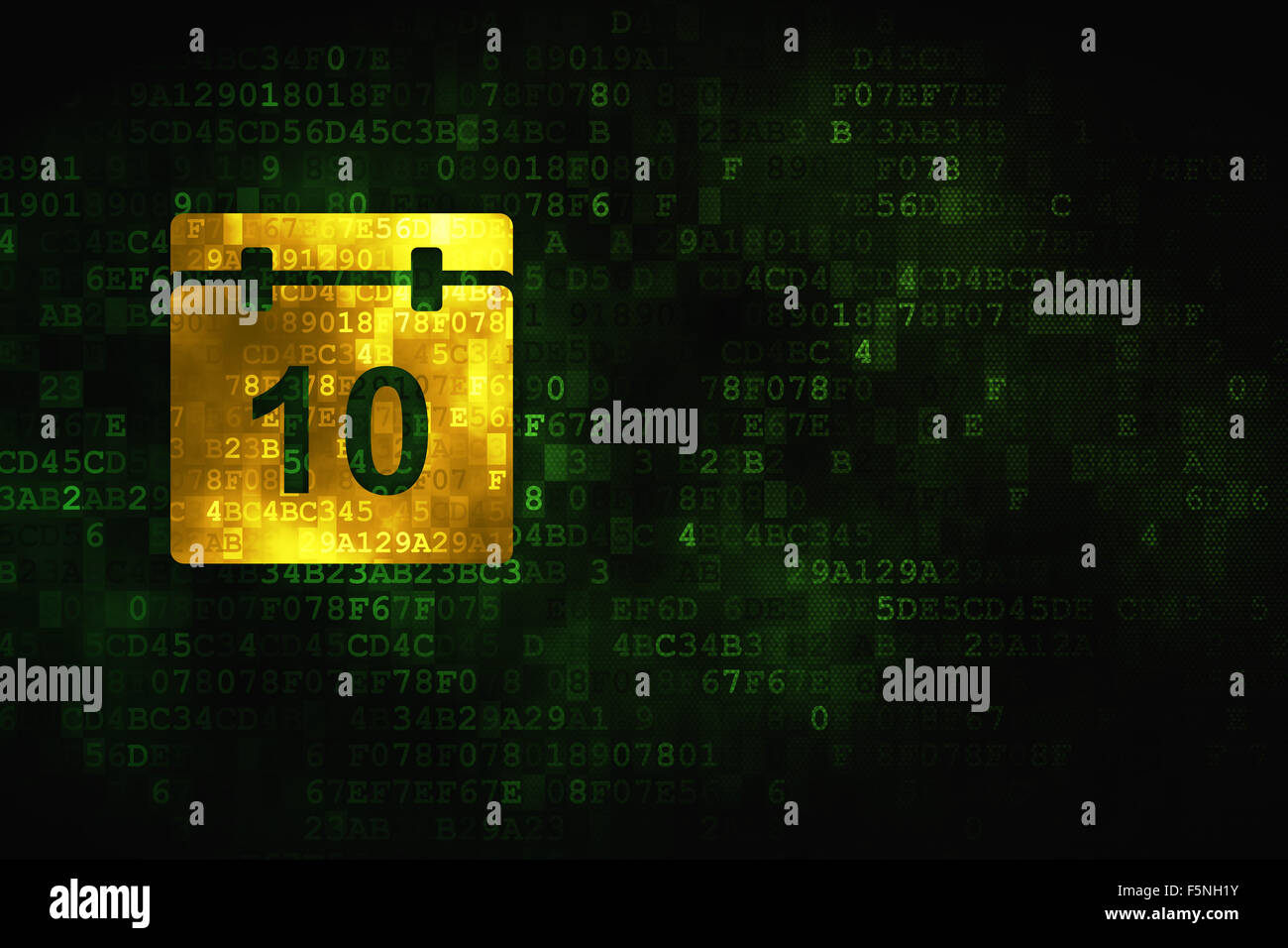 Timeline concept: Calendar on digital background Stock Photo - Alamy