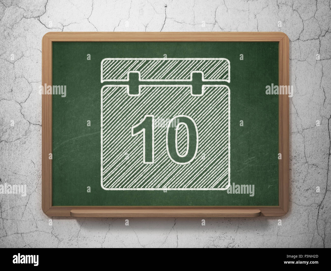 Timeline concept: Calendar on chalkboard background Stock Photo - Alamy