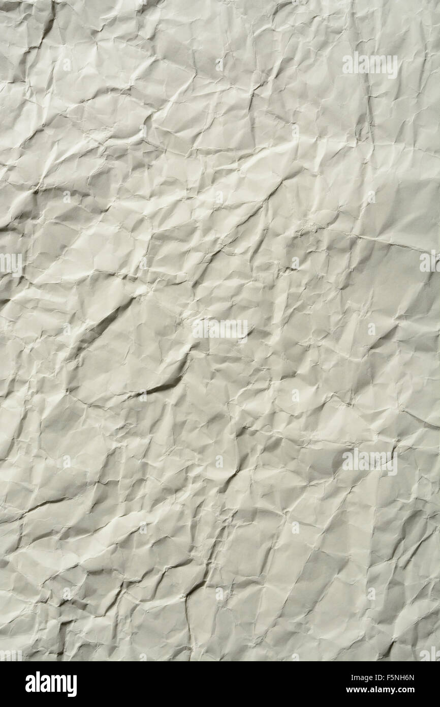 Crumpled paper texture, cream color Stock Photo - Alamy