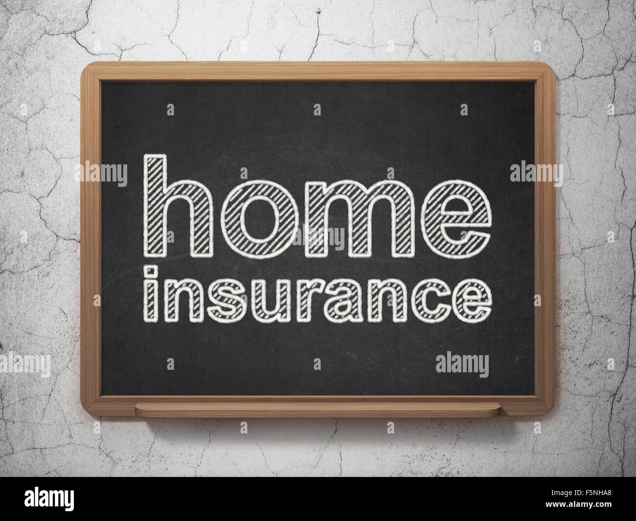 Insurance concept: Home Insurance on chalkboard background Stock Photo ...