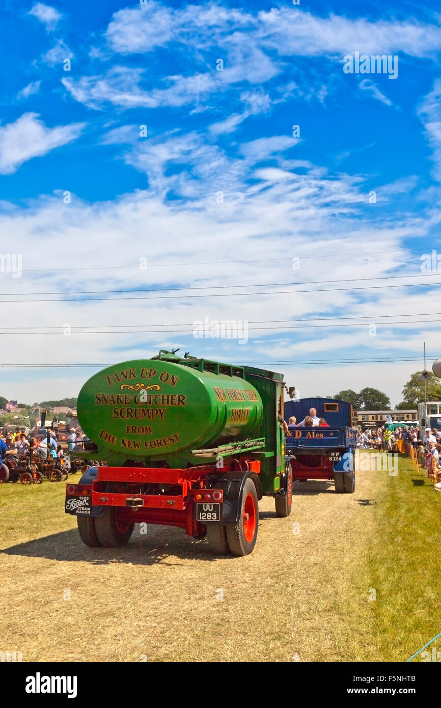1929 Foden steam wagon cider tanker 'Sir Lionel' at the 2015 Norton ...