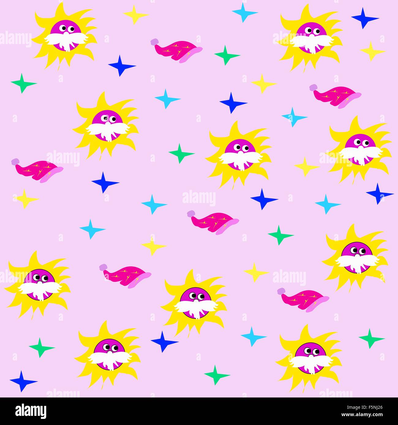 Red stars santa claus Stock Vector Images - Alamy