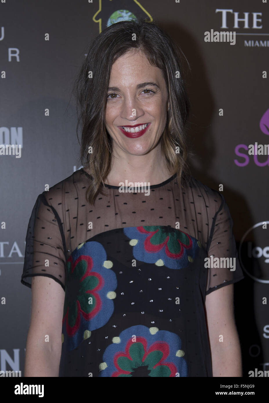 Miami Beach, USA. 6th Nov, 2015. MIAMI - November 06: Erin Beatty, co ...