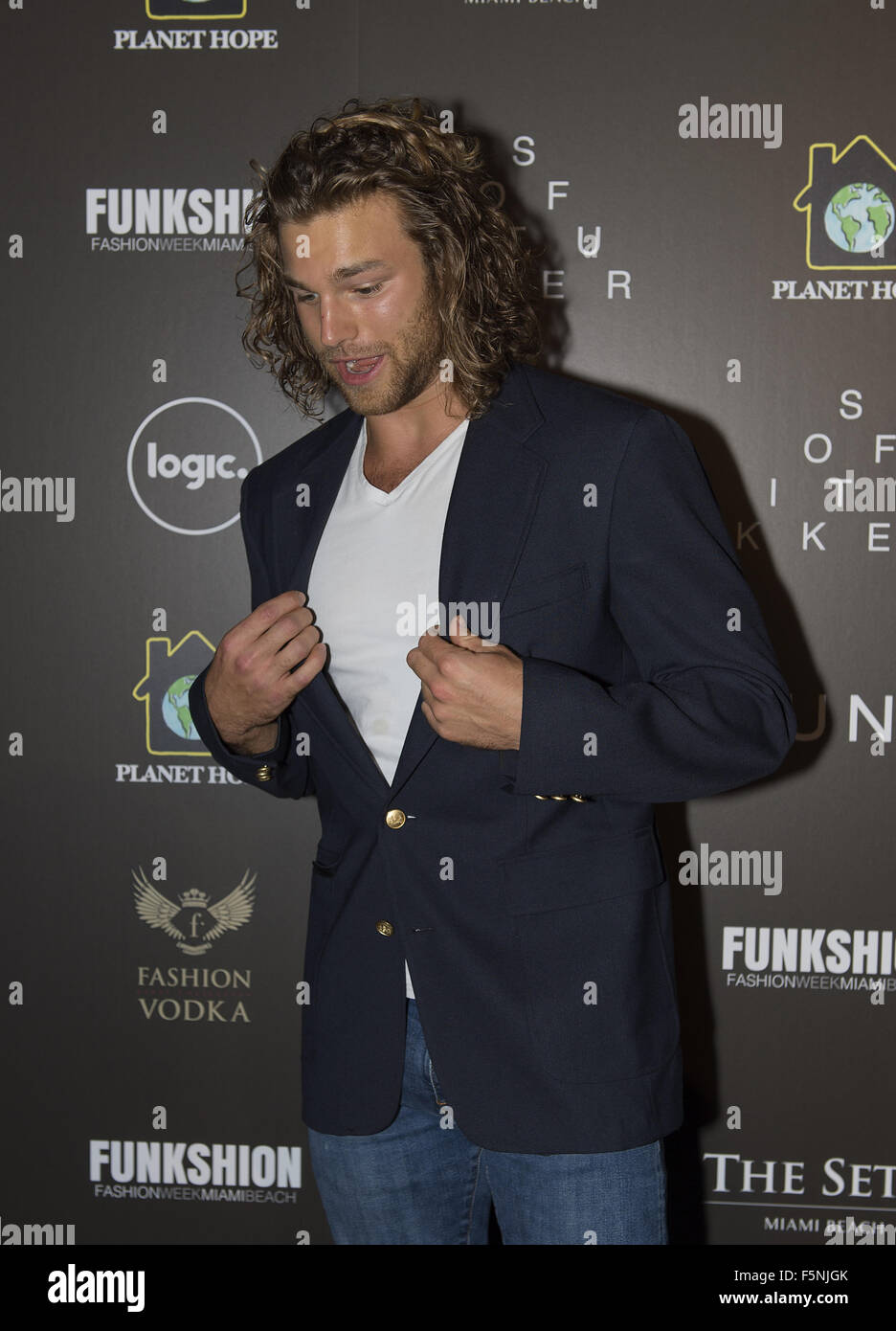 Miami Beach, USA. 6th Nov, 2015. MIAMI - November 06: Cole Monahan ...