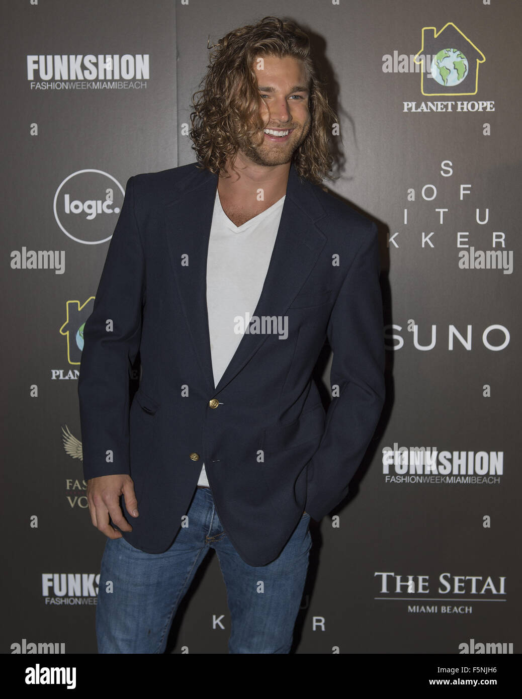 Miami Beach, USA. 6th Nov, 2015. MIAMI - November 06: Cole Monahan ...