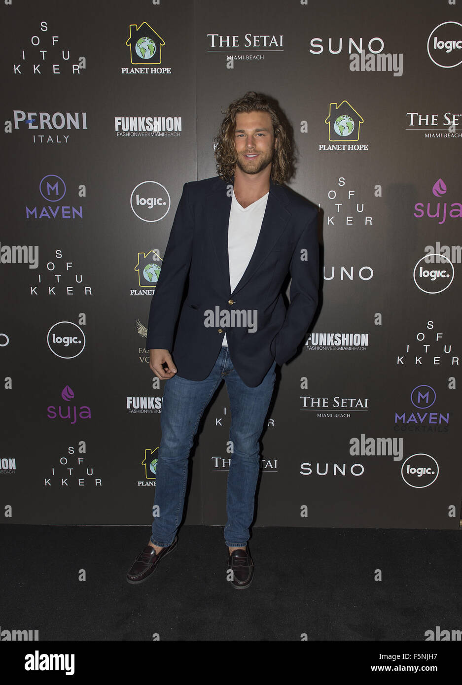 Miami Beach, USA. 6th Nov, 2015. MIAMI - November 06: Cole Monahan ...