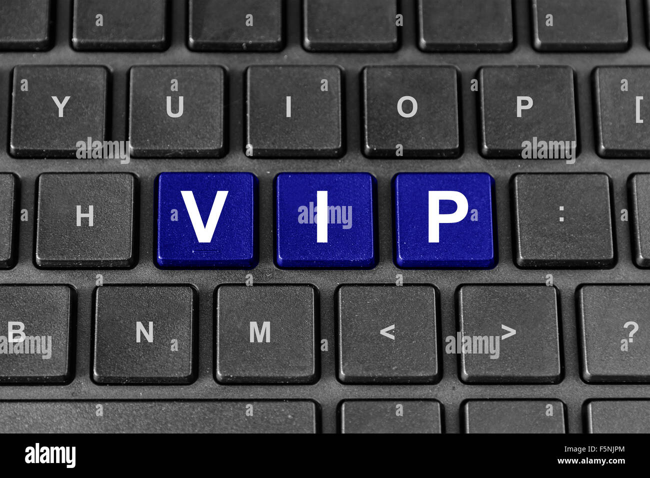 VIP or Very Important Person blue word on keyboard Stock Photo - Alamy