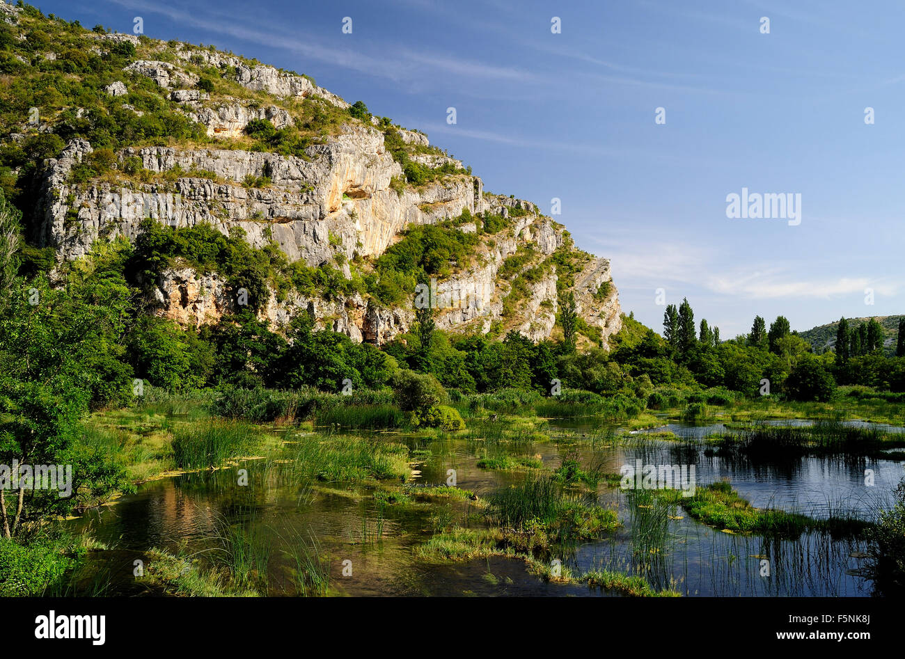 Stinice educational trail, nature trail, Krka River, Krka National Park ...