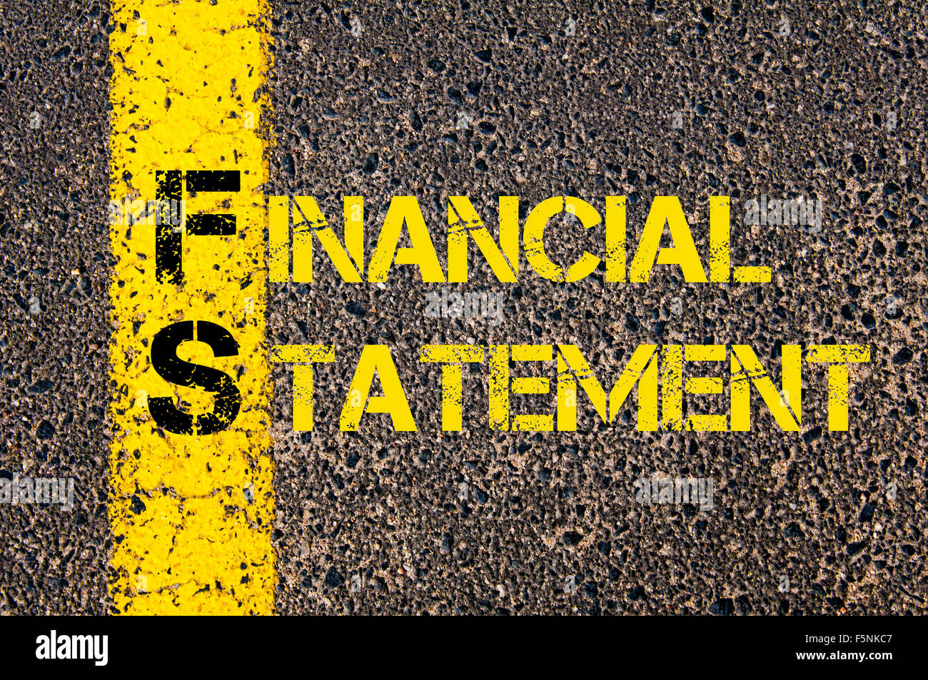 Concept image of Business Acronym FS as Financial Statement written ...