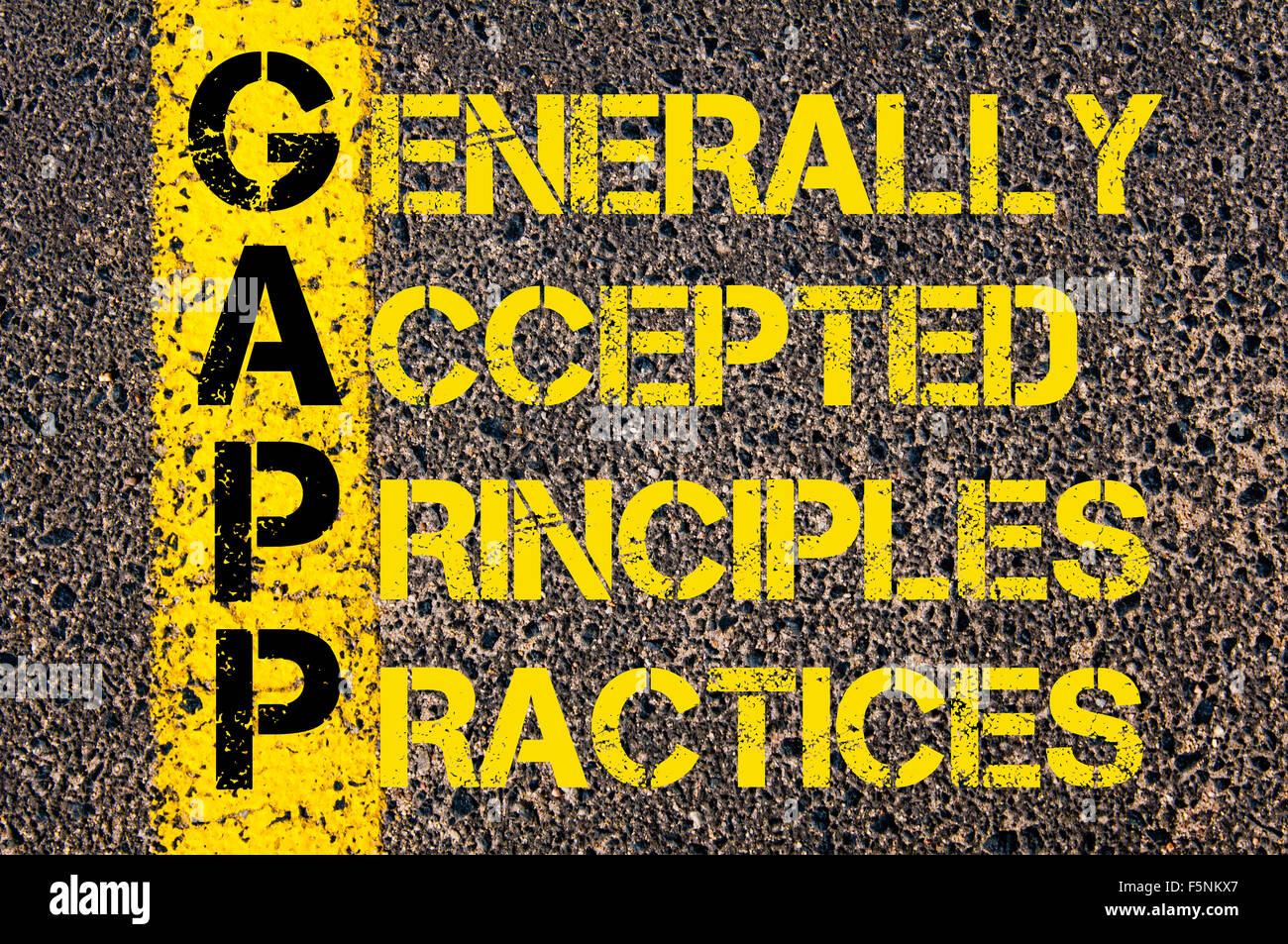 Concept image of Business Acronym GAPP as Generally Accepted Principles ...