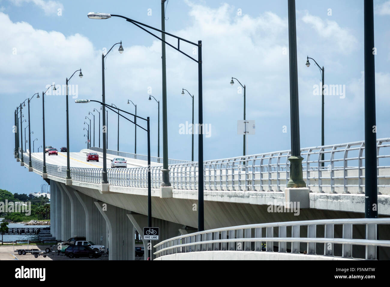 Stuart Florida,Sea waterwall's Point,Highway highway Route A1A bridge ...