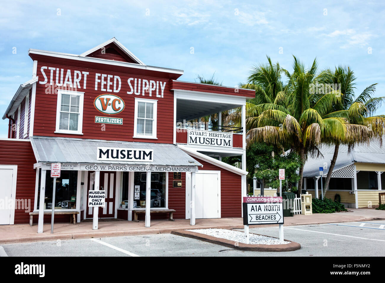 Stuart Florida,Heritage Museum,feed supply,building,front,exterior ...