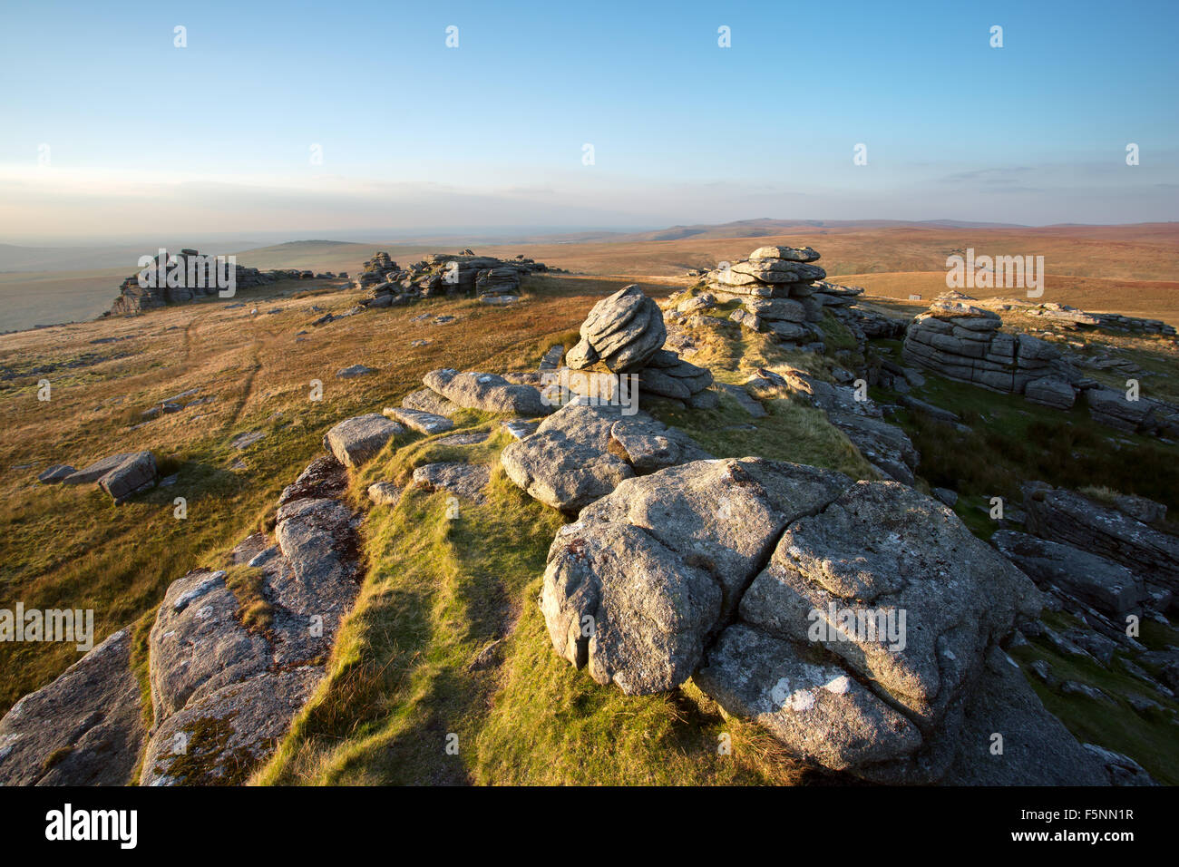 Great Mis Tor Dartmoor National Park Devon Uk Stock Photo - Alamy