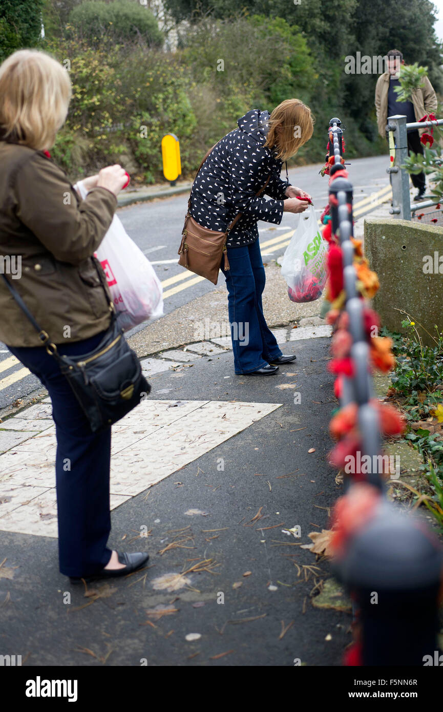 Remembrance Walk Folkestone Stock Photo - Alamy