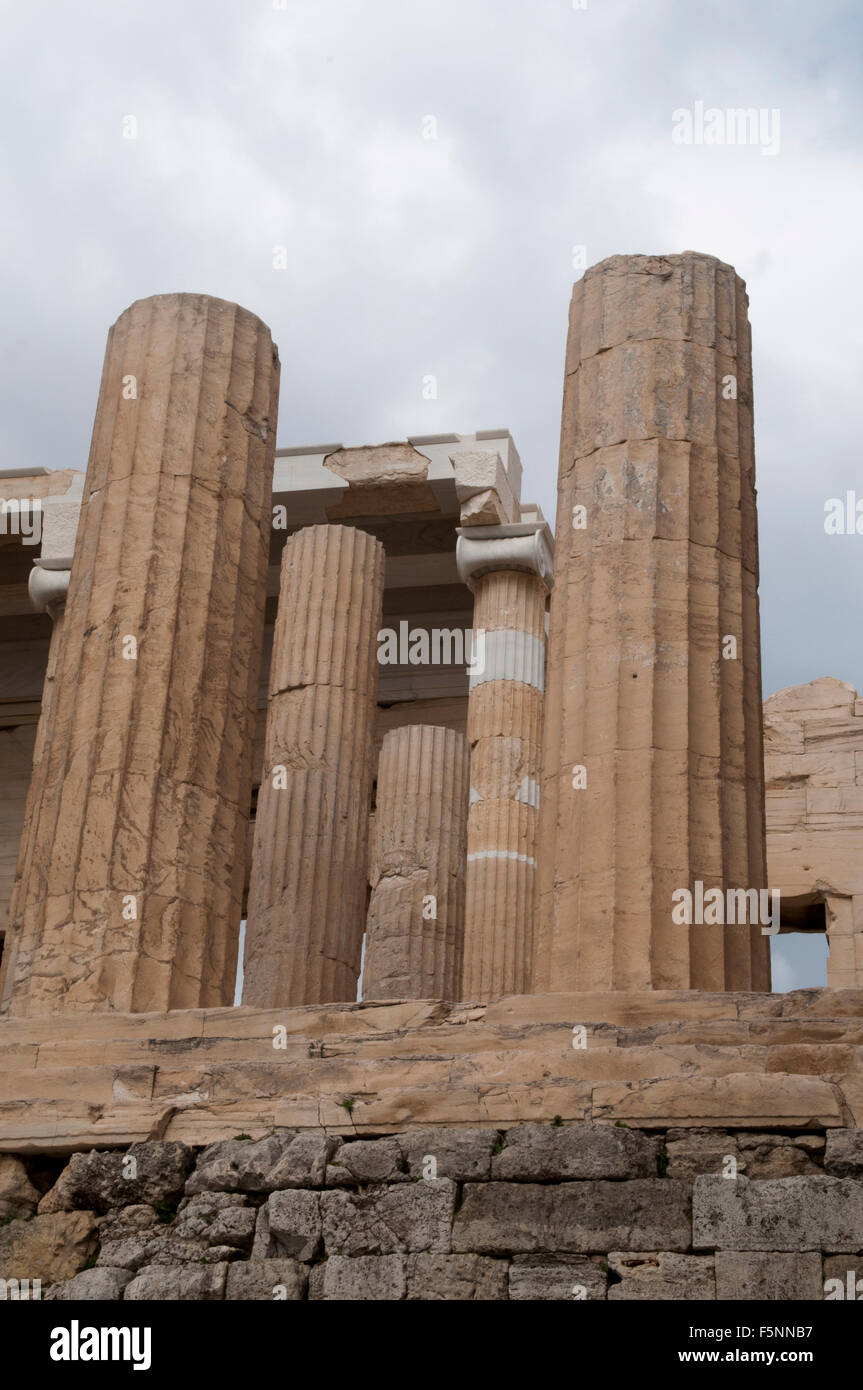 The Propylaea was built in 437 BC as the original entrance to the ...