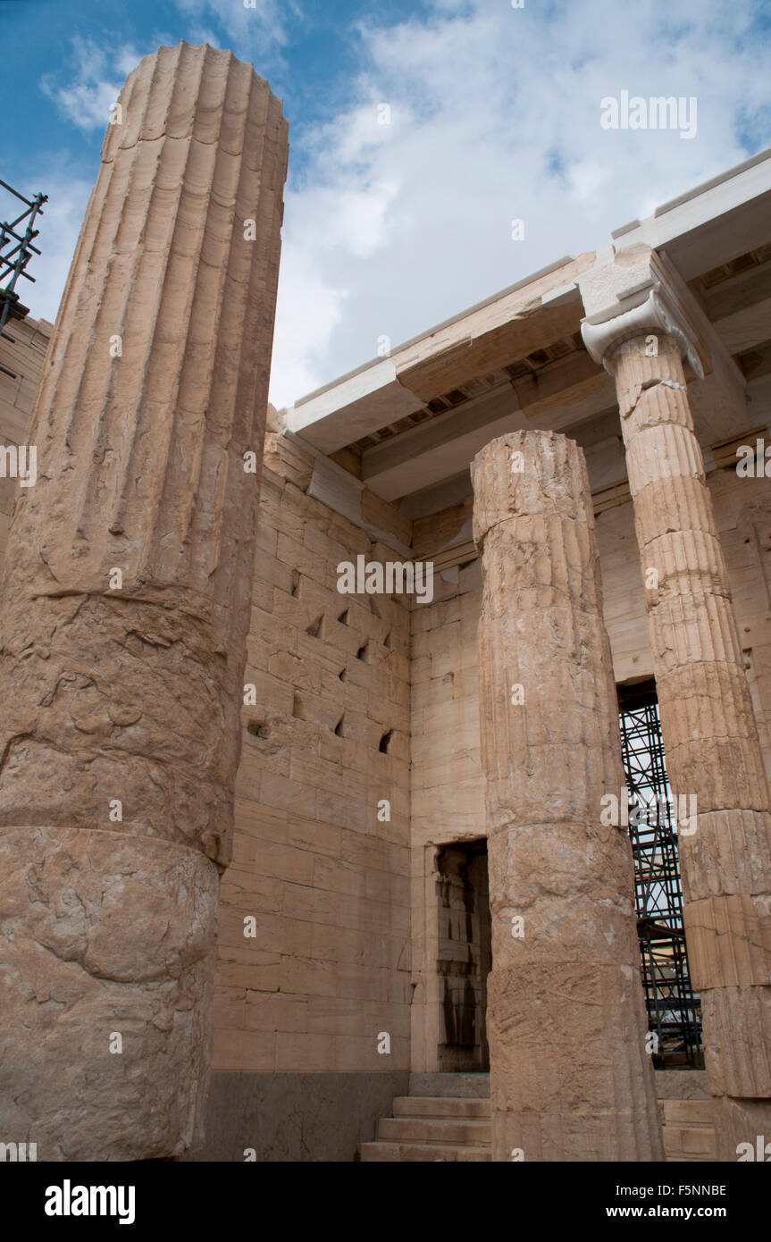 The Propylaea was built in 437 BC as the original entrance to the ...