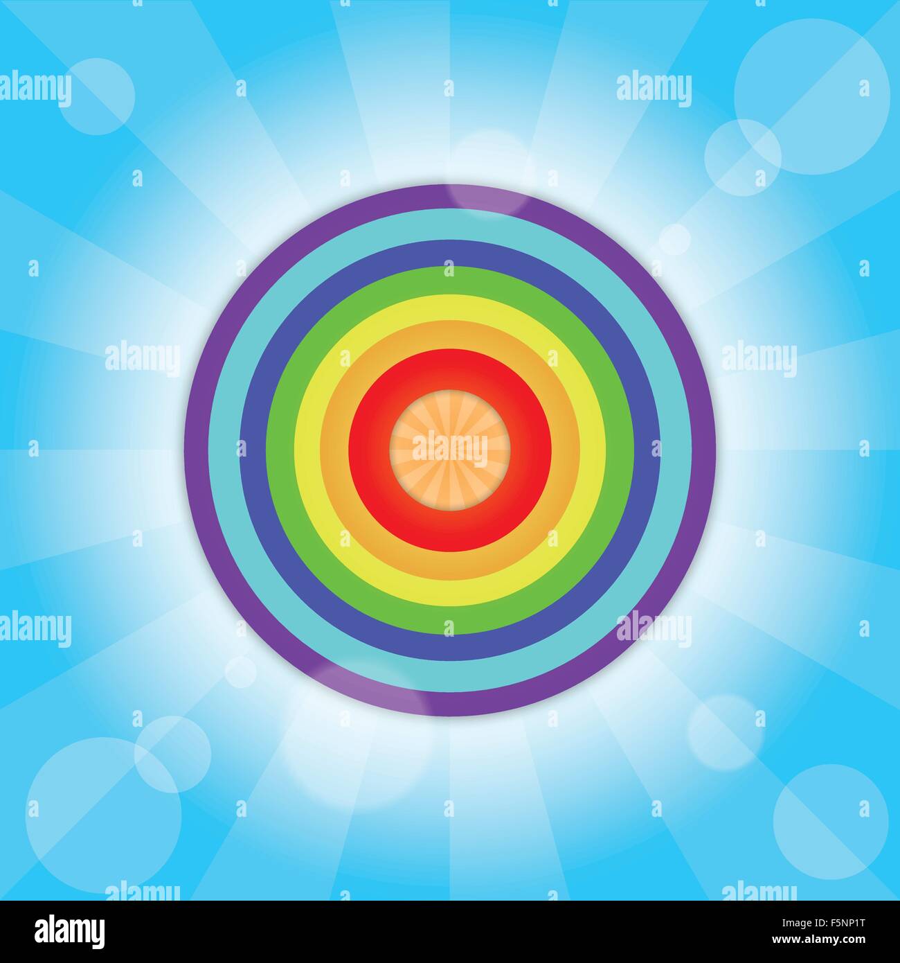 Abstract rainbow background Stock Vector Images - Alamy